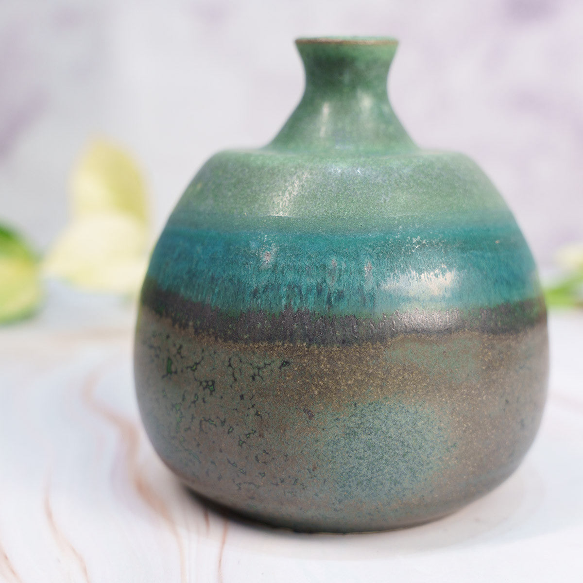 Green and Ash Vase – The Bengal Store